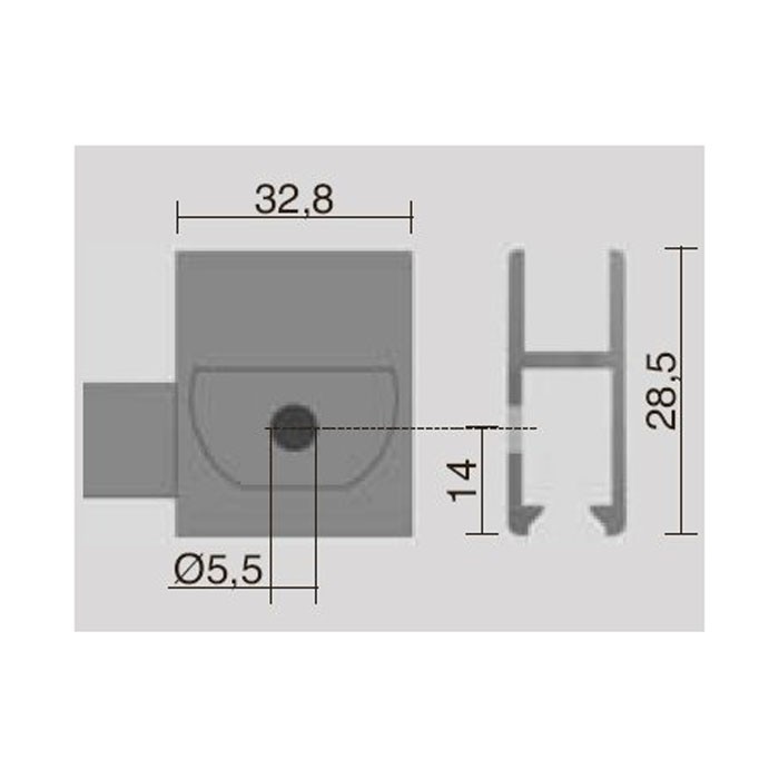 Loopschoen drukslot - GlasTotaal